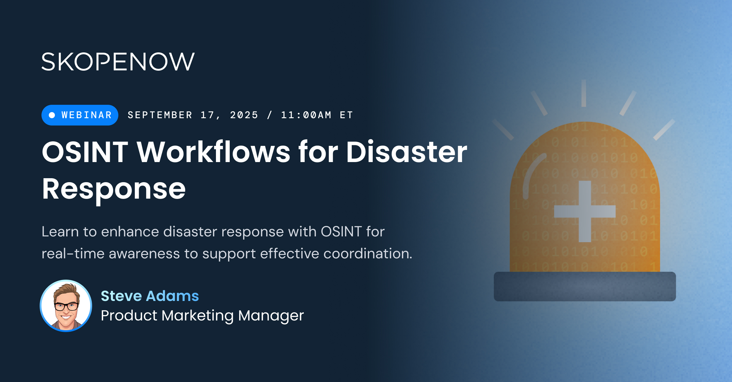 OSINT Workflows for Disaster Response